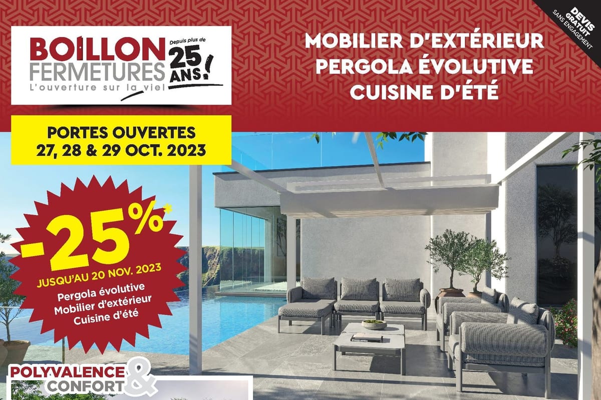 Boillon Fermetures, portes ouvertes 27, 28, 29 oct. 2023