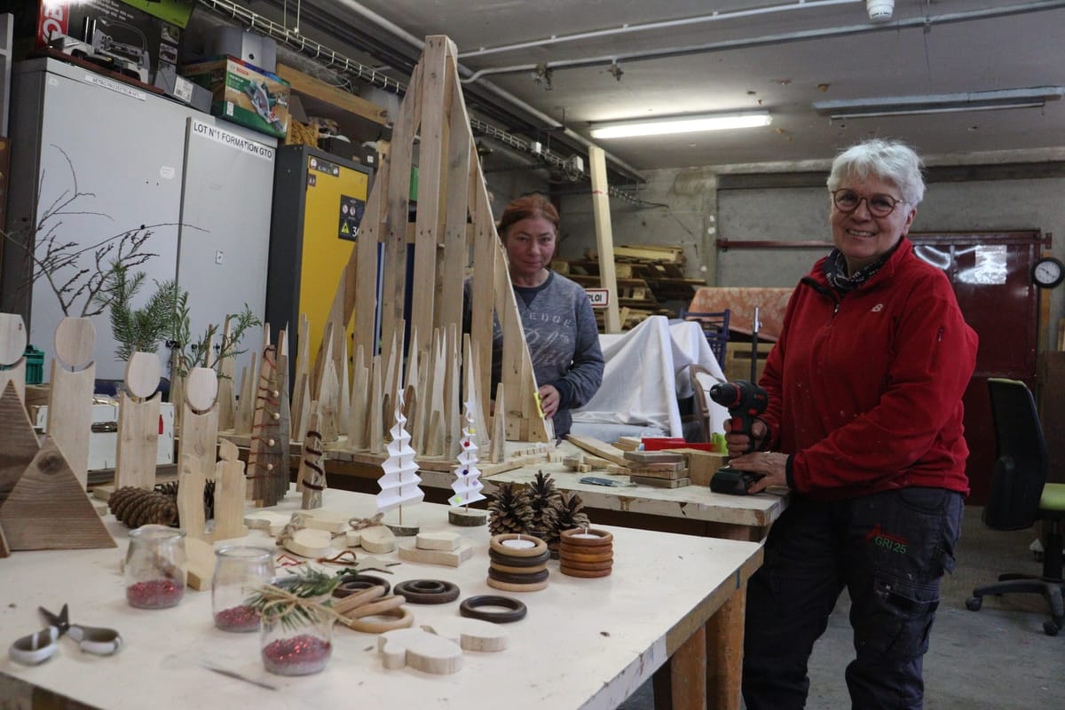 Les Fins - C’est atelier Noël à la recyclerie créative