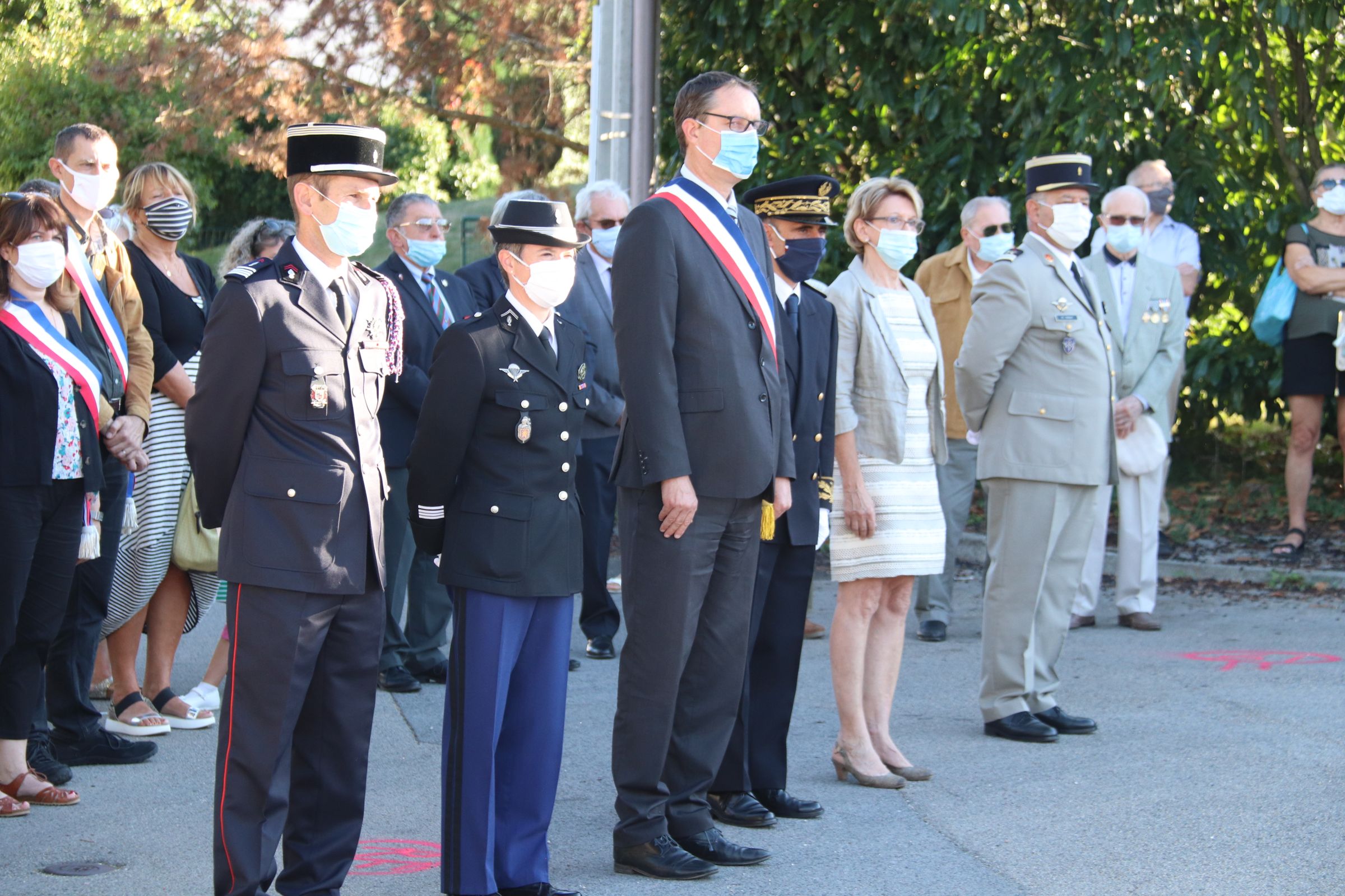 Thise Commémoration Du 76e Anniversaire De La Libération